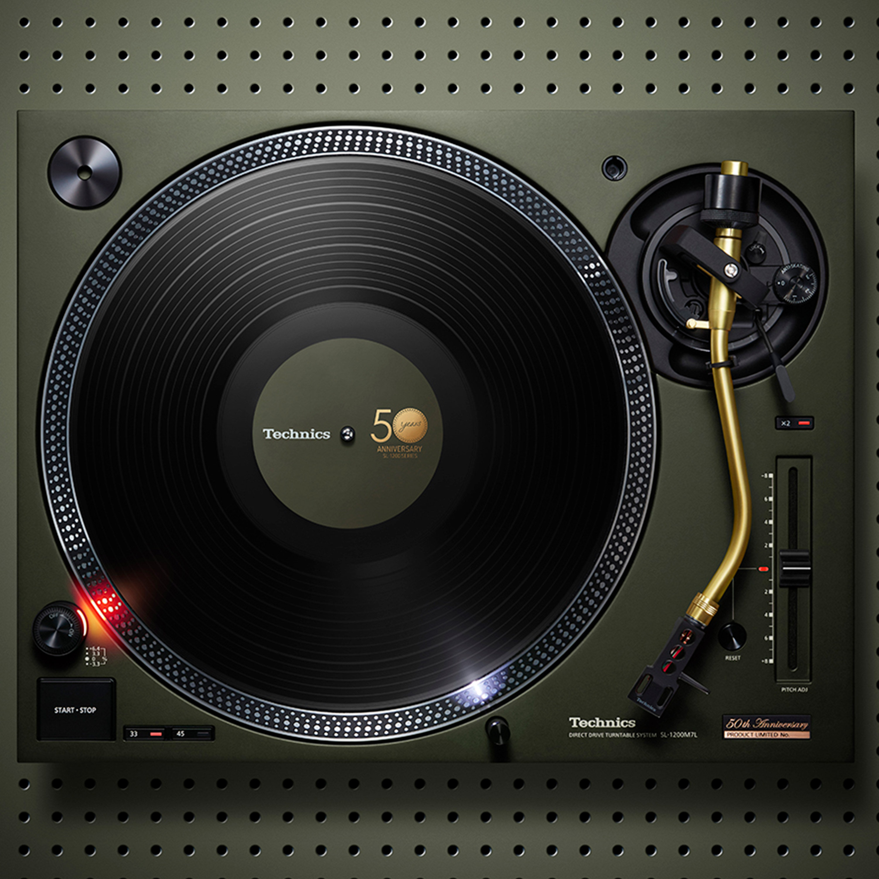 Technics SL-1200M7L 50 Years Anniversary Green - Platine à entrainement direct Univers Sons