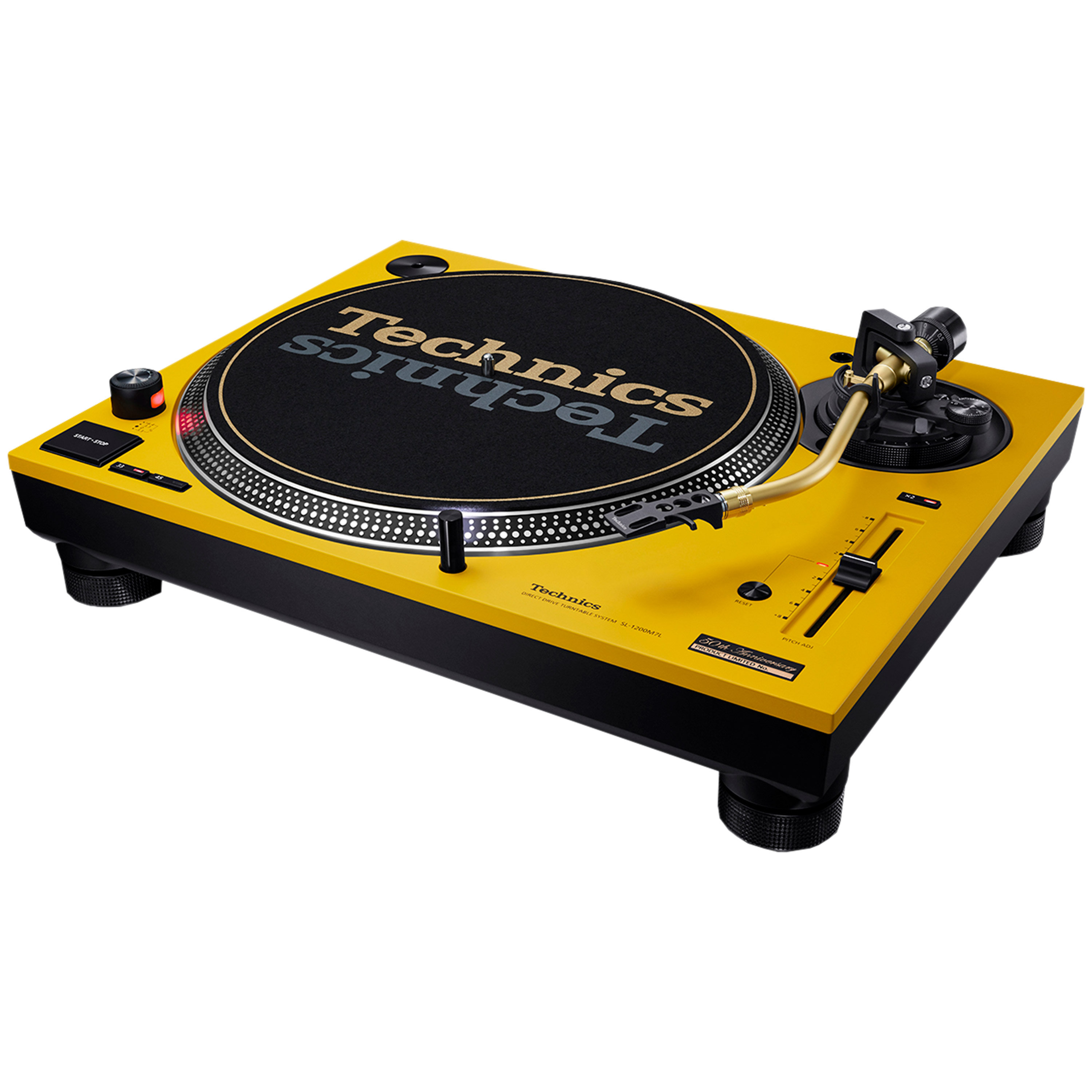 Technics SL-1200M7L 50 Years Anniversary Yellow - Platine à entrainement direct Univers Sons