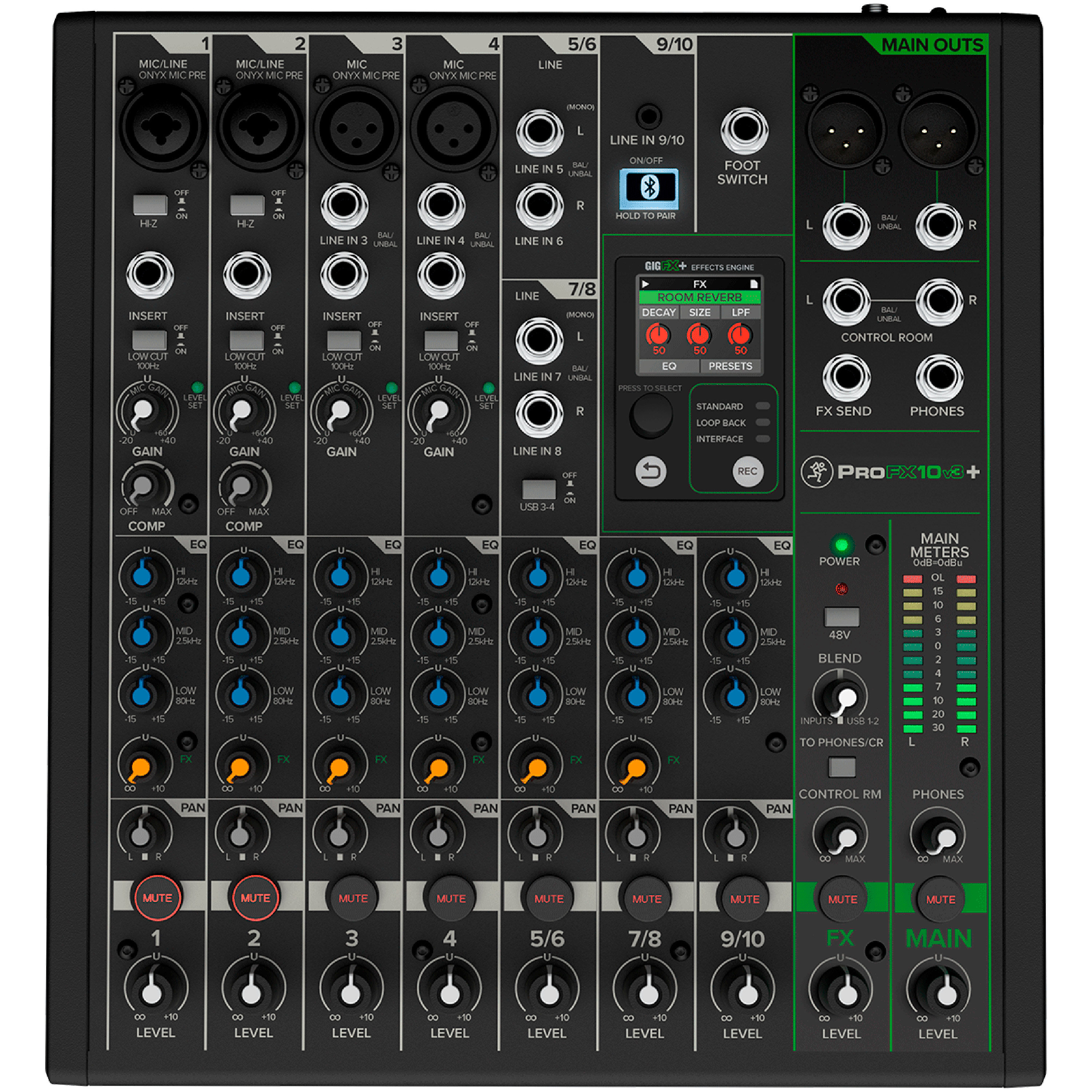 Mackie ProFX10 v3+ - Console de mixage analogique Univers Sons