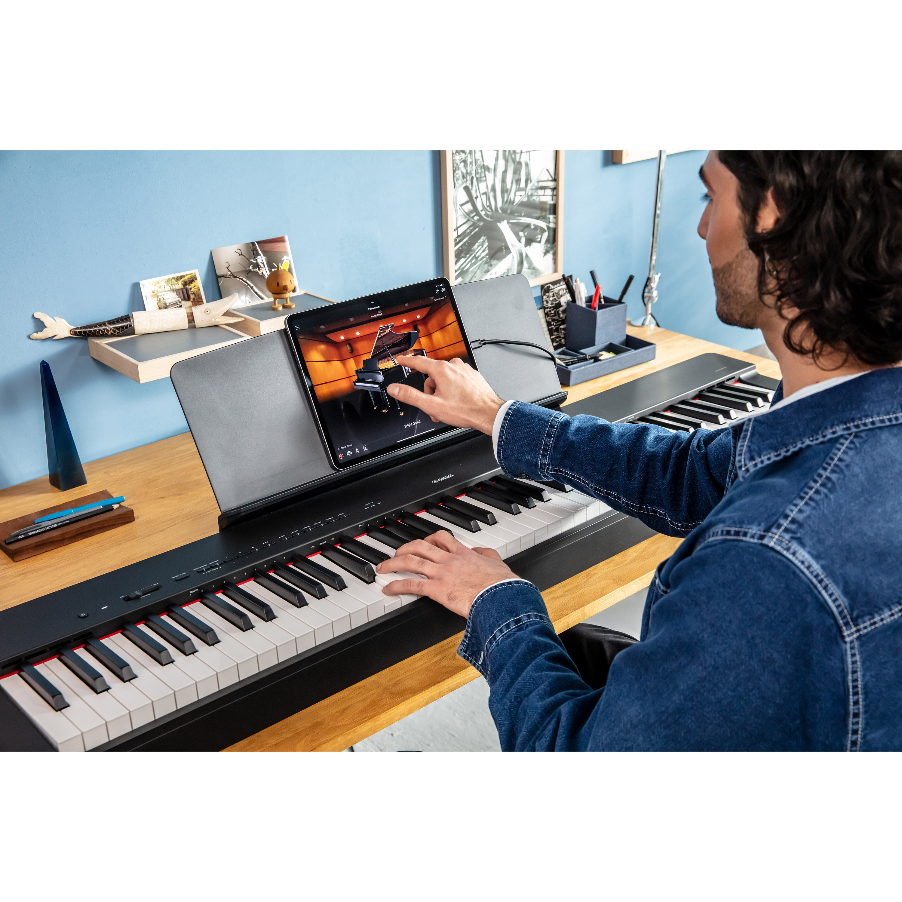 Yamaha P-225 Black + FC35 - Piano portable Univers Sons