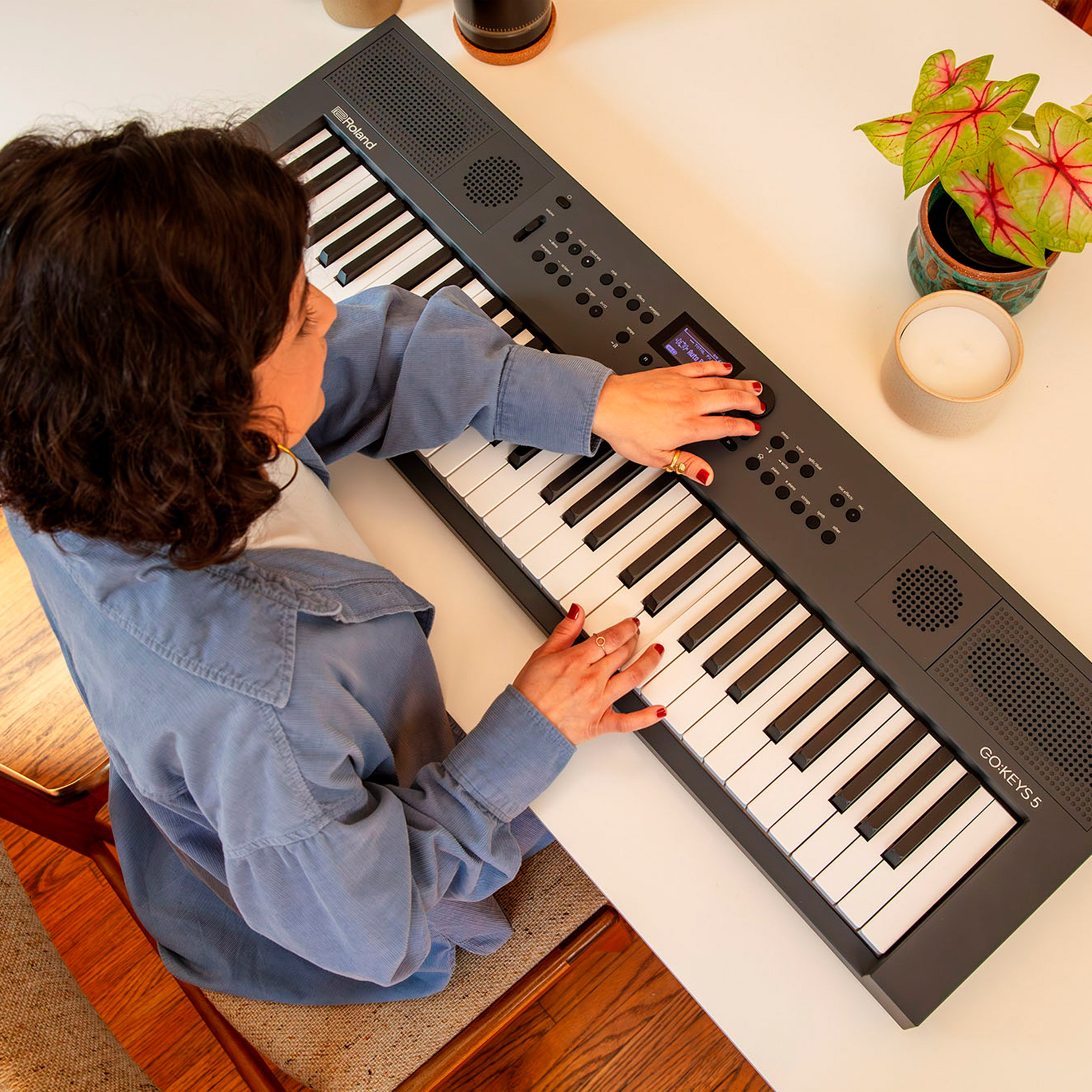 Roland GO:KEYS 5-GT Graphite - Piano portable Univers Sons