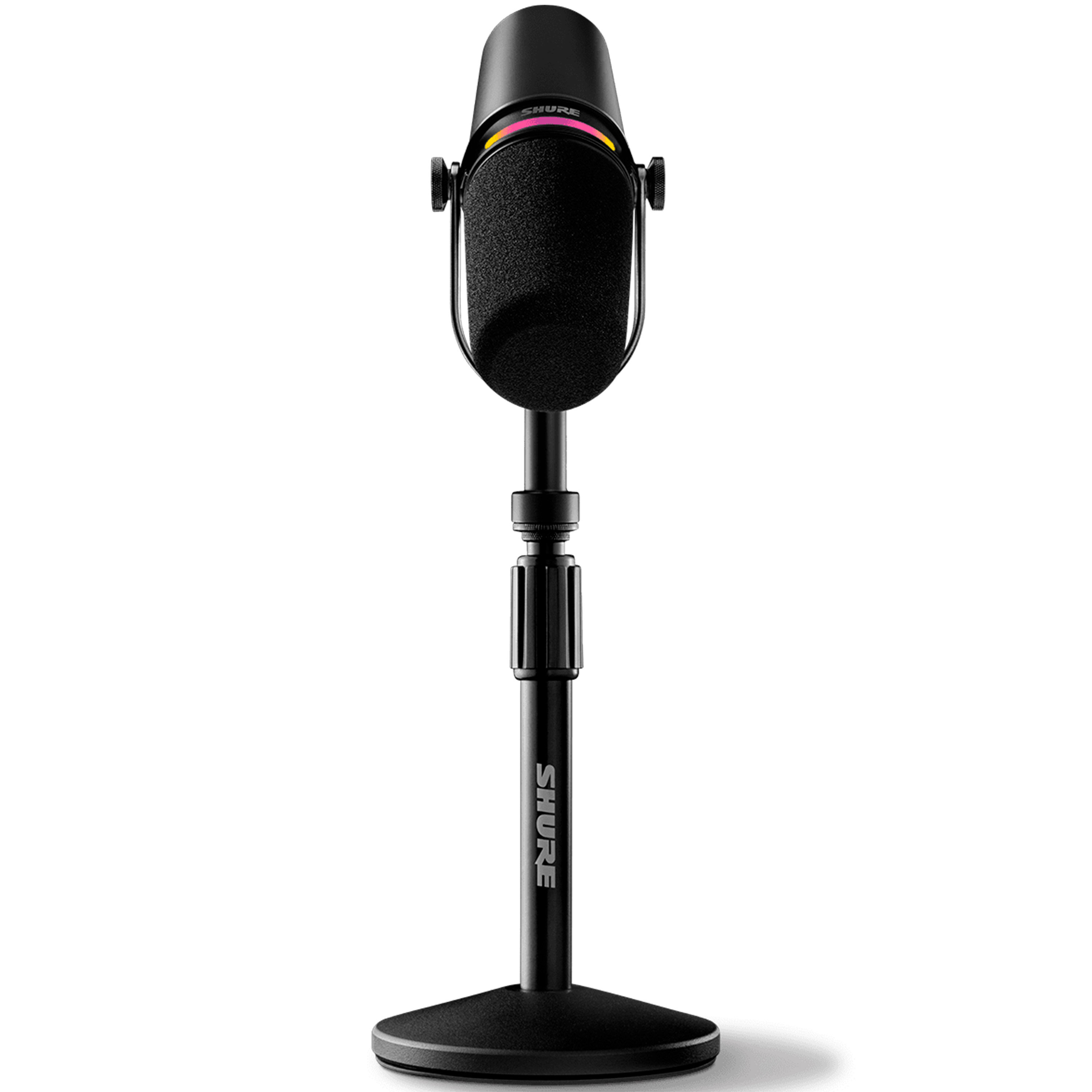Shure MV7+ K avec stand de table - Micro dynamique Univers Sons